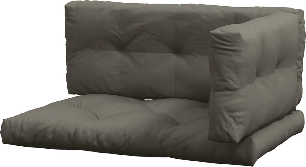 Outsunny Polštář na Lavici pro 3 Osoby 120cm x 80cm x 12cm s UV Ochrannou - Voděodolný Polštář pro Zahradní Lavici a Balkon, Tmavě Šedý | Aosom