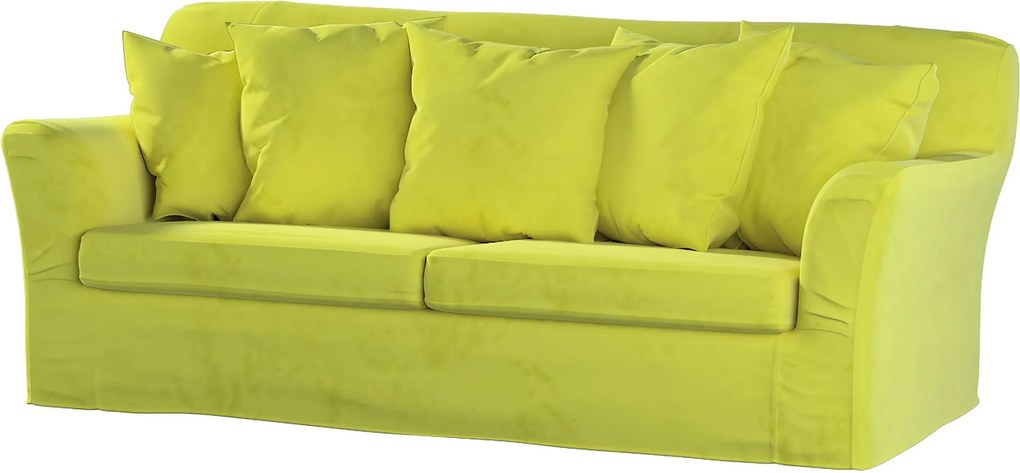 Potah na pohovku IKEA Tomelilla rozkládací barva zelená látka lesklé, sametová