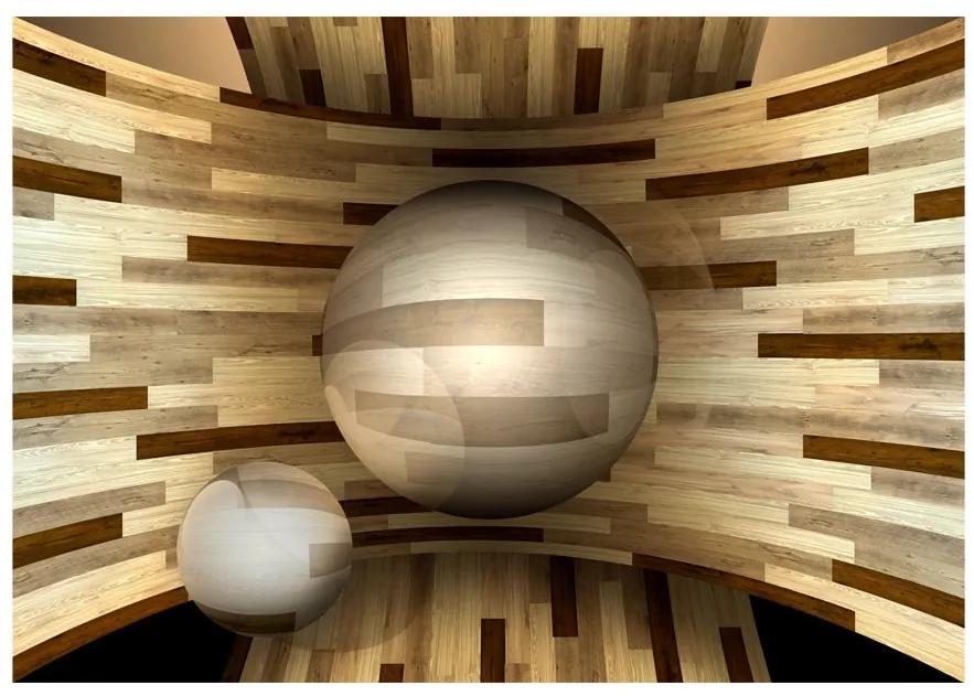 Fototapeta - Wooden orbit