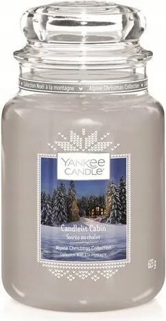 Candlelit Cabin Yankee Candle – velká vonná svíčka
