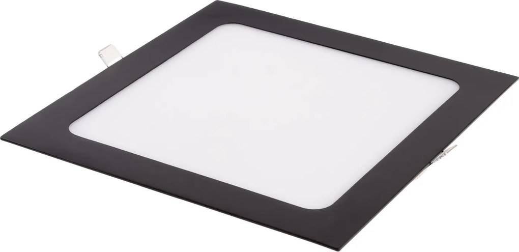 T-LED 102113 BSN12 LED panel 12W černý čtverec Teplá bílá