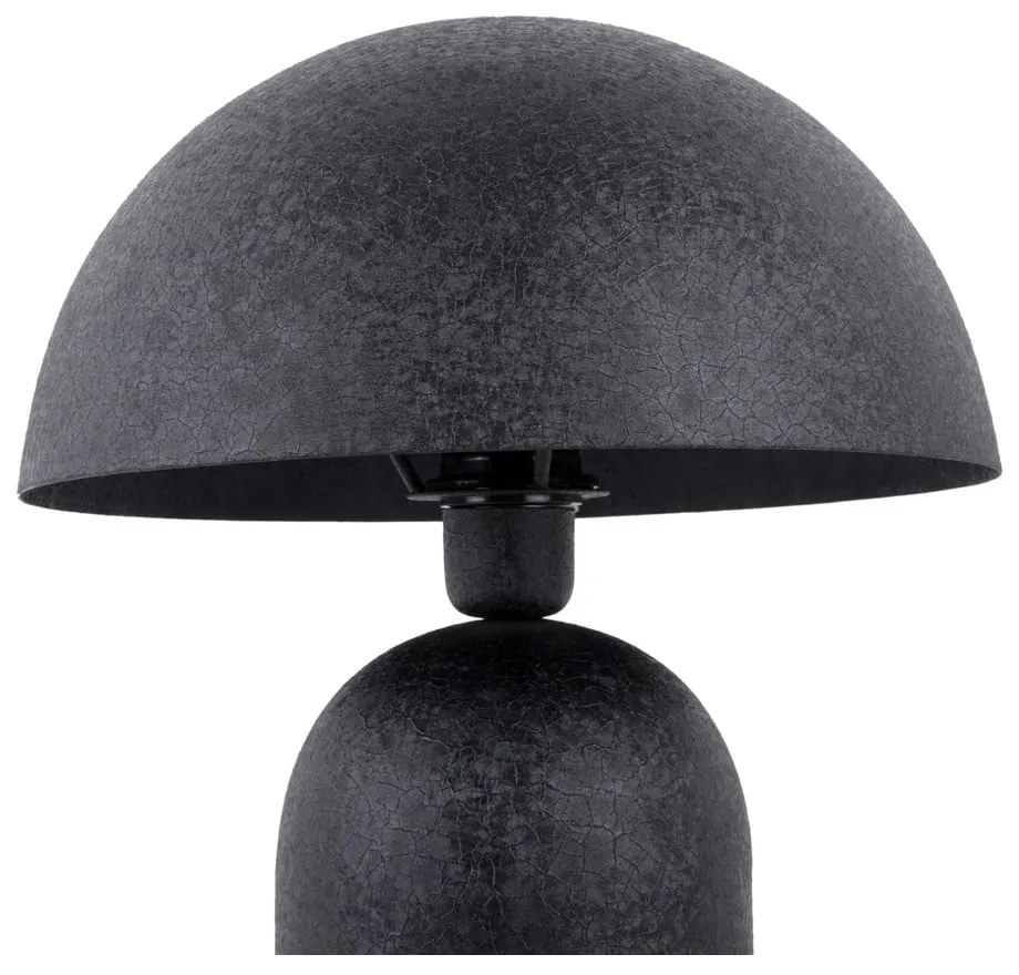 Černá stolní lampa (výška 43 cm) Boaz – Leitmotiv