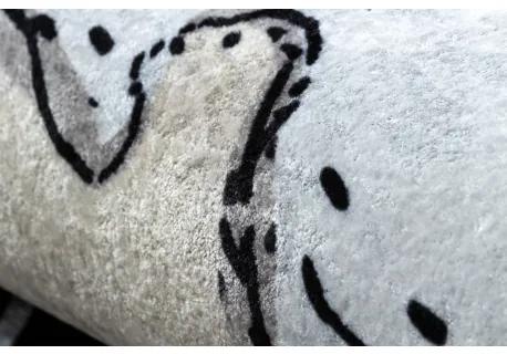 Dywany Luszczow Dětský kusový koberec JUNIOR 51974.802 pratelný  Medvědi, zvířata pro děti protiskluz, šedá Rozměr koberce: 120 x 170 cm