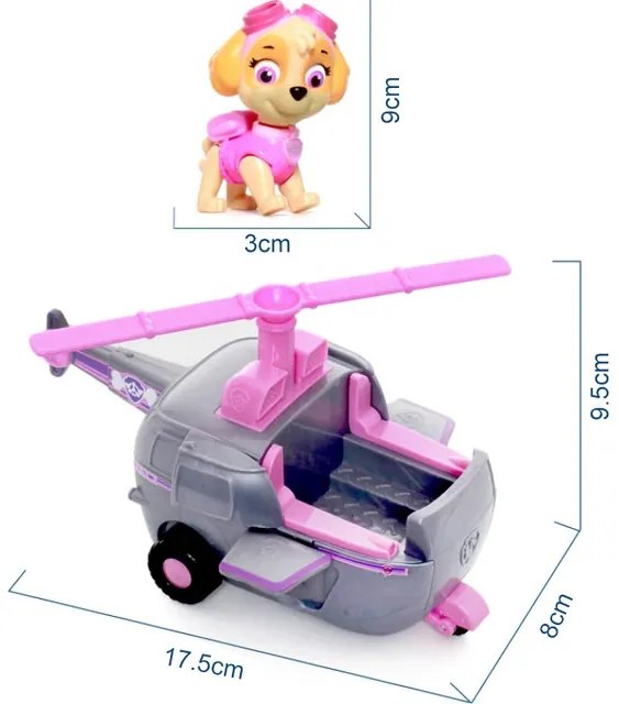 Postavička z populární pohádky "Tlapková patrola"  II Barva: Skye no box