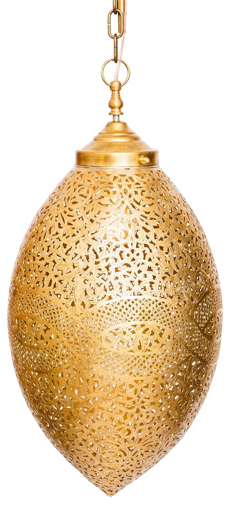 Luxusní mosazná lampa Golden Egg