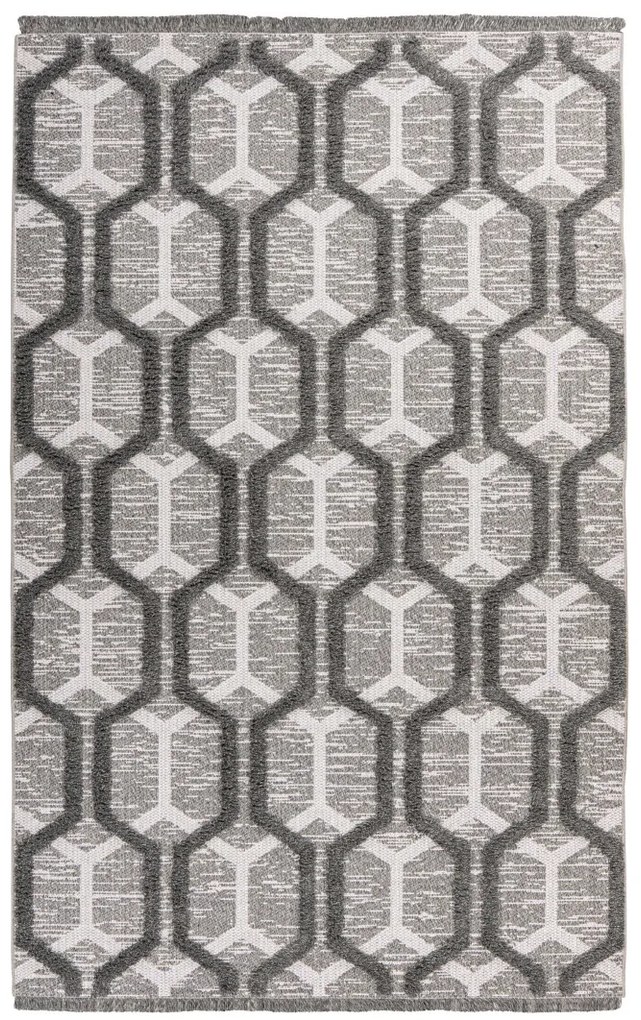 Obsession, Kusový koberec My Nomad 440 grey, 120x170, šedá, kancelář