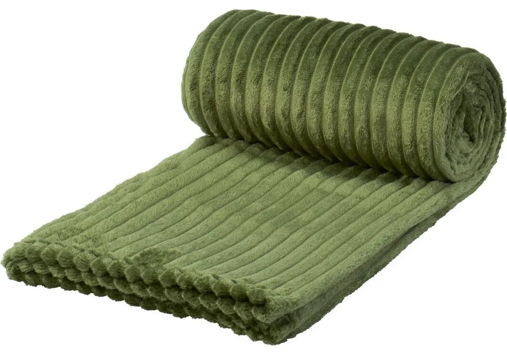 Deka Stripes Green, 130 x 160 cm