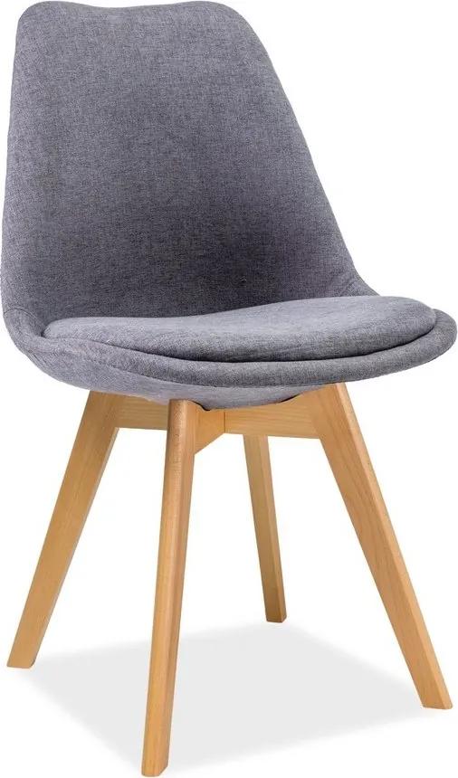 Casarredo - Komfort nábytek Jídelní židle DIOR, buk/tmavě šedá