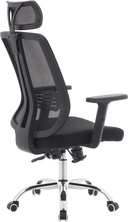 Ergonomická kancelářská židle APEX - černá síťovina / nosnost 150 kg