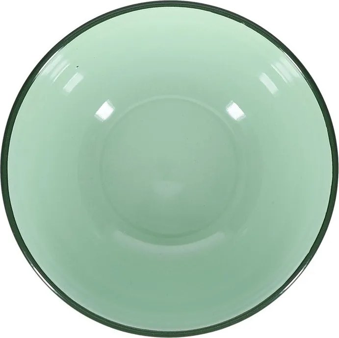 Zelená miska z kameniny 710 ml Duo – ONA