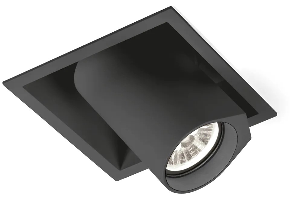 WEVER & DUCRÉ BLIEK SQUARE 1.0 LED Barva: Černá, Teplota chromatičnosti: 1800 K - 2850 K