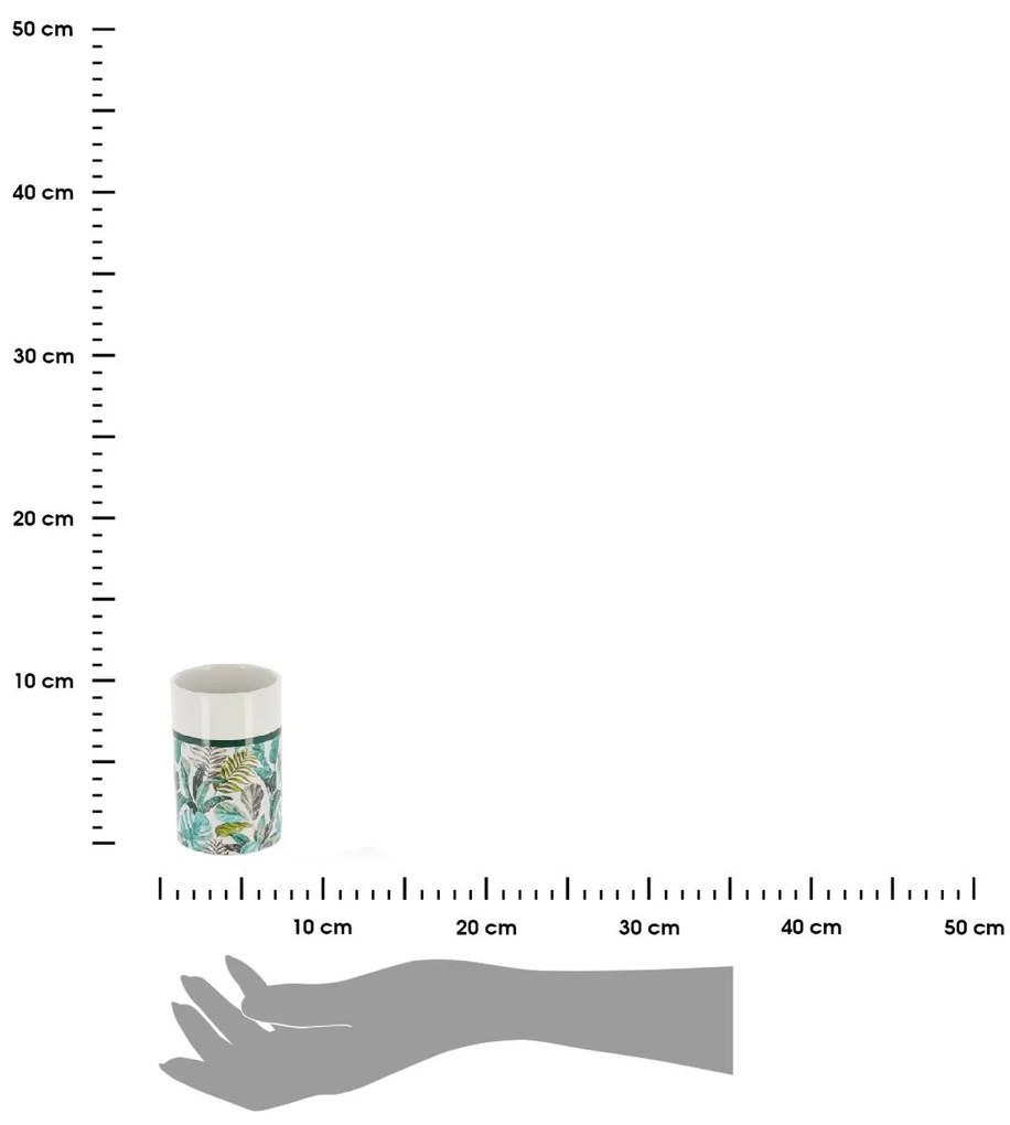 Koupelnový pohár Jardin, vícebarevný