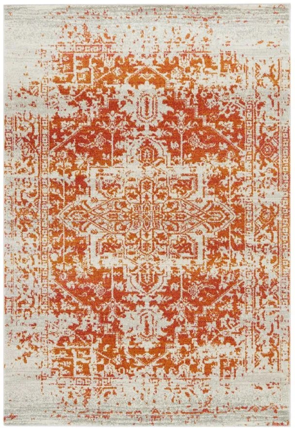 Oranžový  koberec Dinamo Oriental Orange Rozměry: 160x230 cm