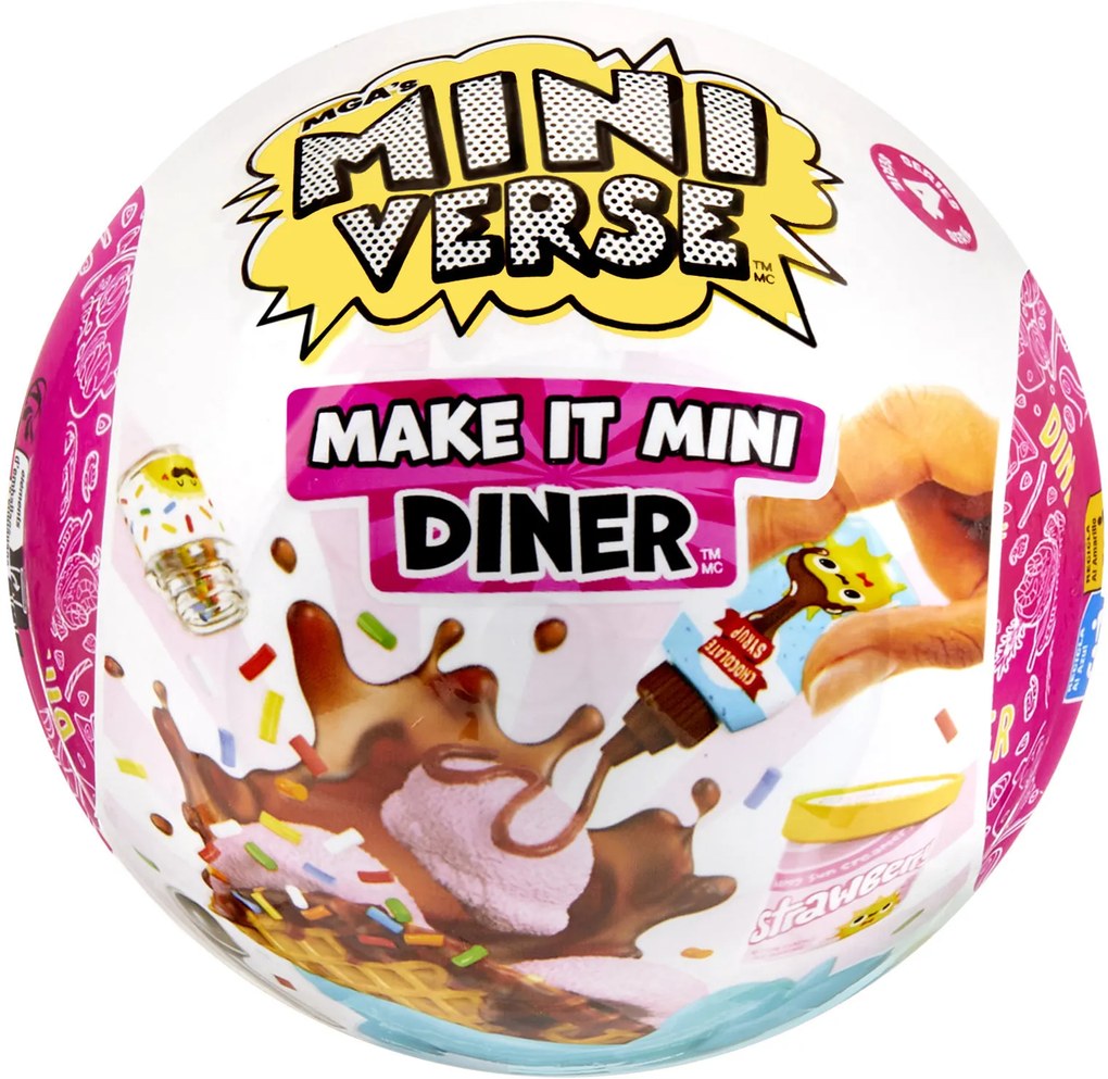 Mga mga's miniverse mini food občerstvení, série 4a