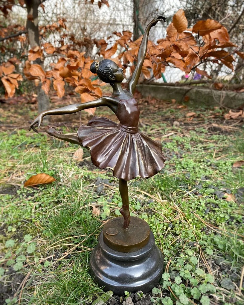 Vídeňský bronz socha soška - Balerína 5