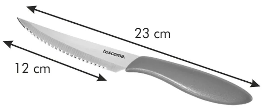 TESCOMA Nůž steakový PRESTO 12 cm, 6 ks, hnědá