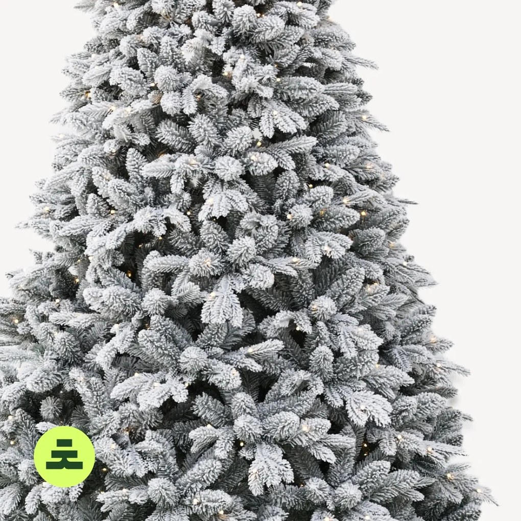 Smrk Bílý 500 LED 210 cm