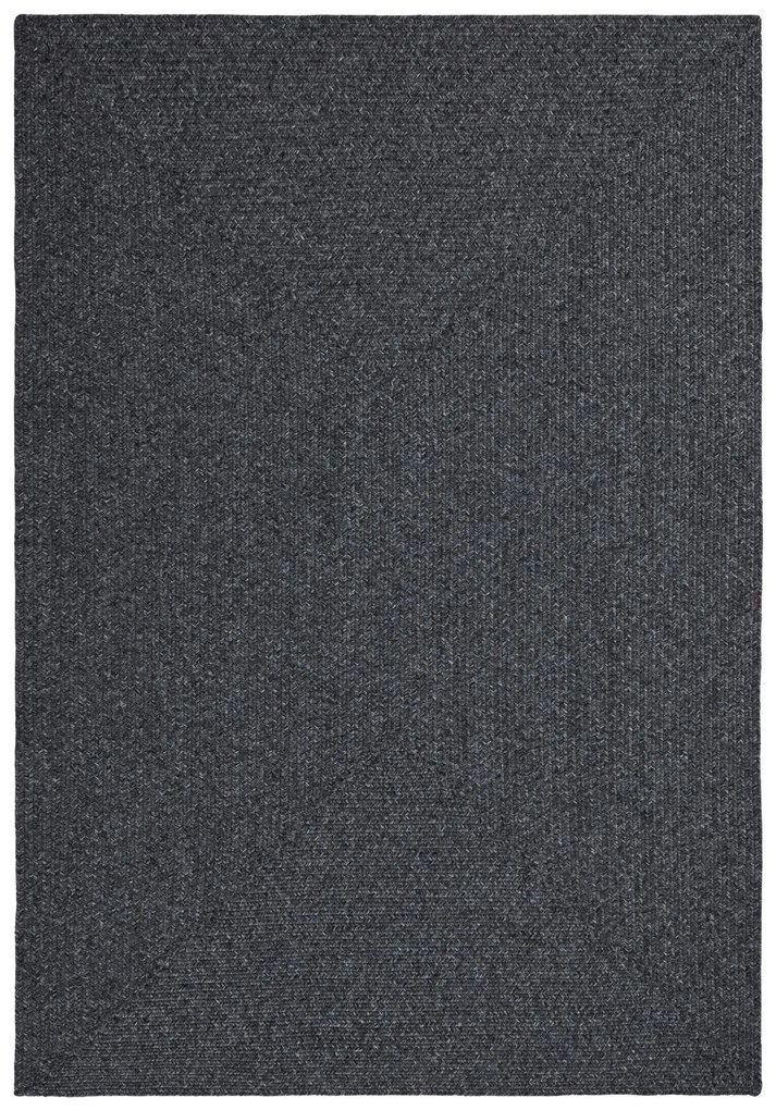 NORTHRUGS - Hanse Home koberce Kusový koberec Braided 105550 Dark Grey – na ven i na doma - 160x230 cm