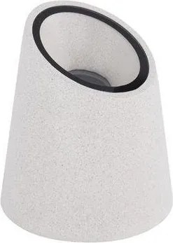 NV 9470582 Venkovní sloupkové svítidlo FOX bílý pískovec skleněný difuzor GU10 1x7W 100-240V bez žárovky IP65 - NOVA LUCE