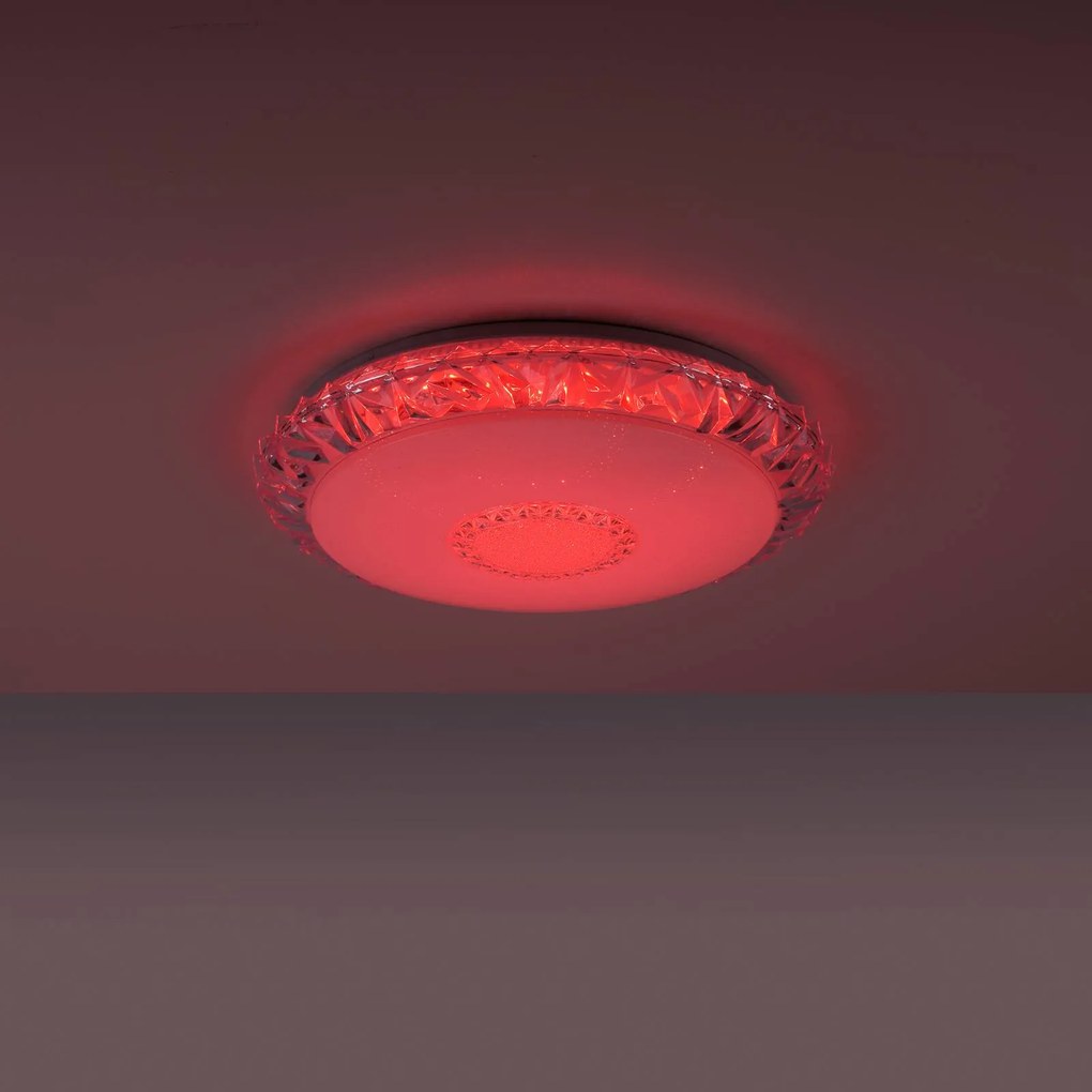 LED stropní svítidlo Lucca, RGB/CCT, Ø 51cm