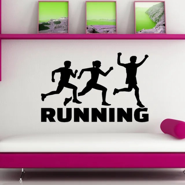 Samolepka Running