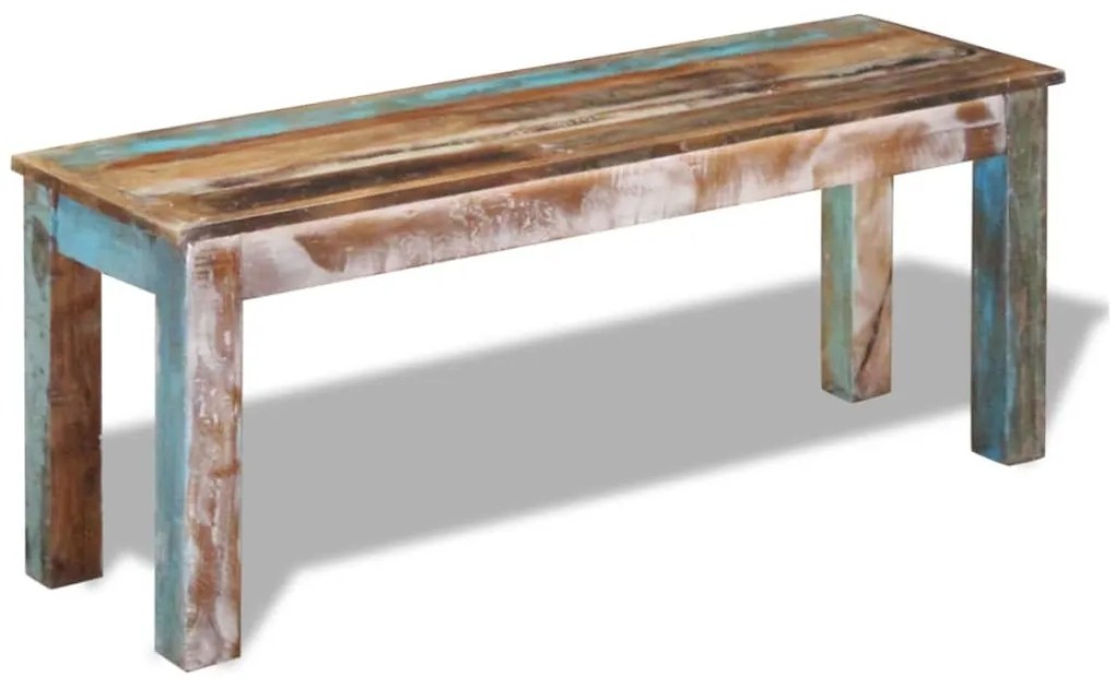 Lavice masivní recyklované dřevo 110 x 35 x 45 cm 243454
