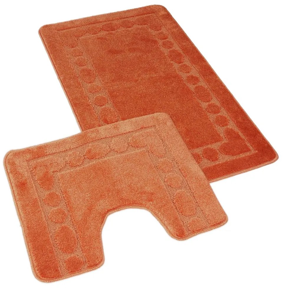 Kvalitex Koupelnová a WC předložka rám terra SADA 60 x 100 cm + 60 x 50 cm