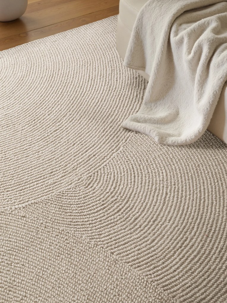 Hanse Home, Kusový koberec Calmio 106220 Natural White, 80x150, bílá, ložnice
