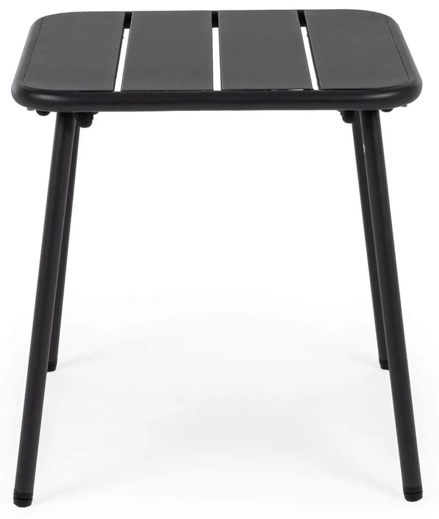 Zahradní stolek lynmar 40 x 40 cm černý MUZZA