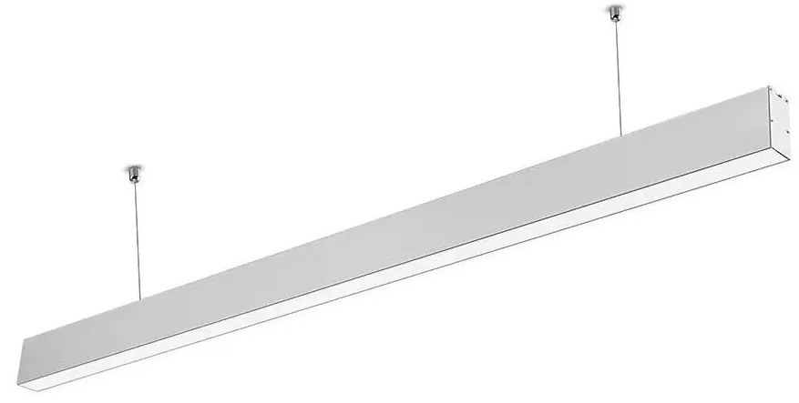 V-Tac LED Lustr na lanku SAMSUNG CHIP LED/40W/230V 4000K stříbrná VT0789