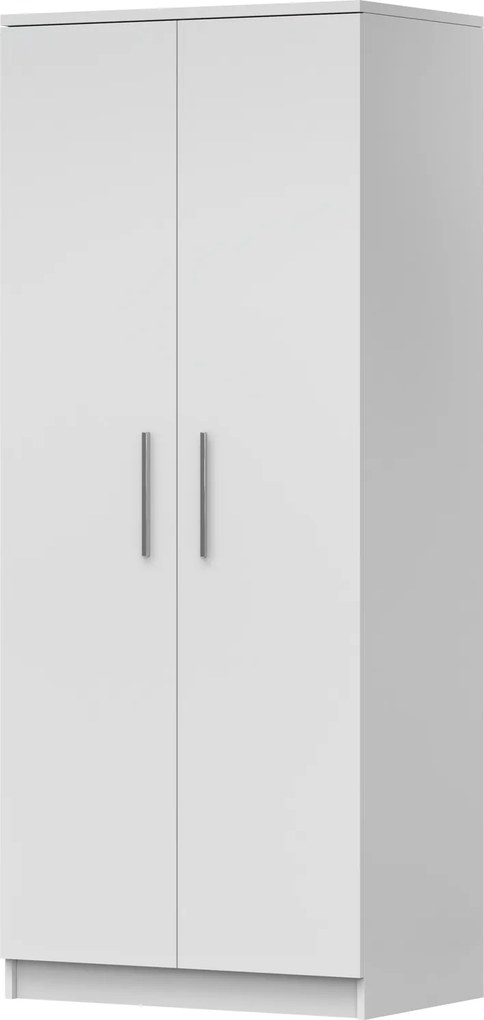 IDZ Šatní skříň OMEGA I 2D 06, 80 cm Bílá