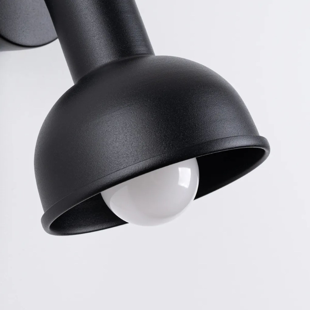 Sollux Lighting Nástěnné svítidlo ELBA černé