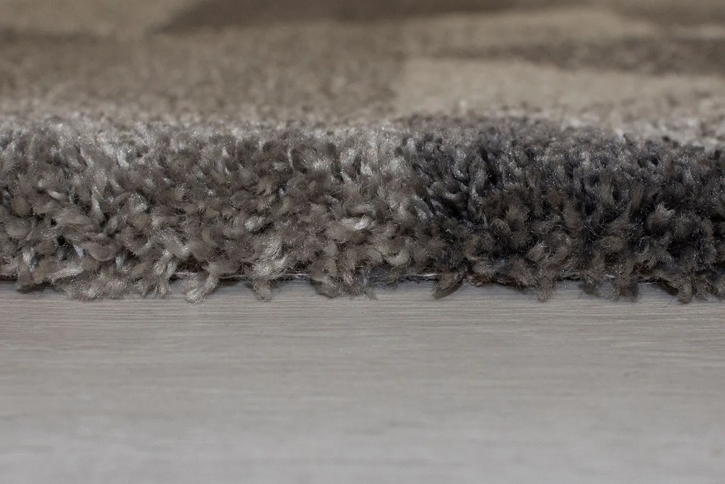 Flair Rugs, AKCE: 160x230 cm Kusový koberec Dakari Nuru Grey/Ivory, šedá, chodba / předsíň