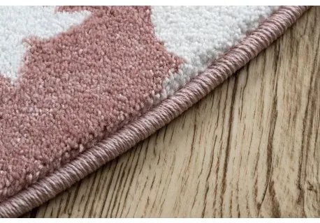 Dywany Luszczow Kusový koberec kulatý PETIT PONY Poník, růžový Rozměr koberce: 160 cm KRUH