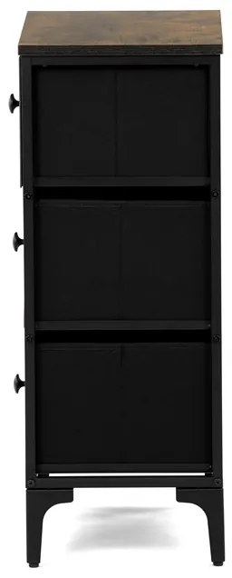 Retro komoda LUNARA - old wood / MDF Barva: Vícebarevná