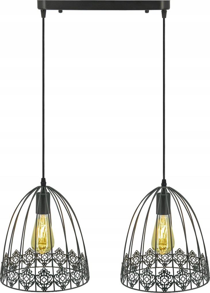Závěsná loftová lampa Klatka 6802/2 Zwis -01 Elem