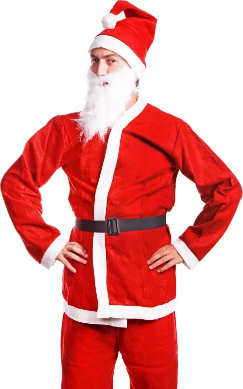 Vánoční kostým Santa Claus 5 dílný, vel. dospělí