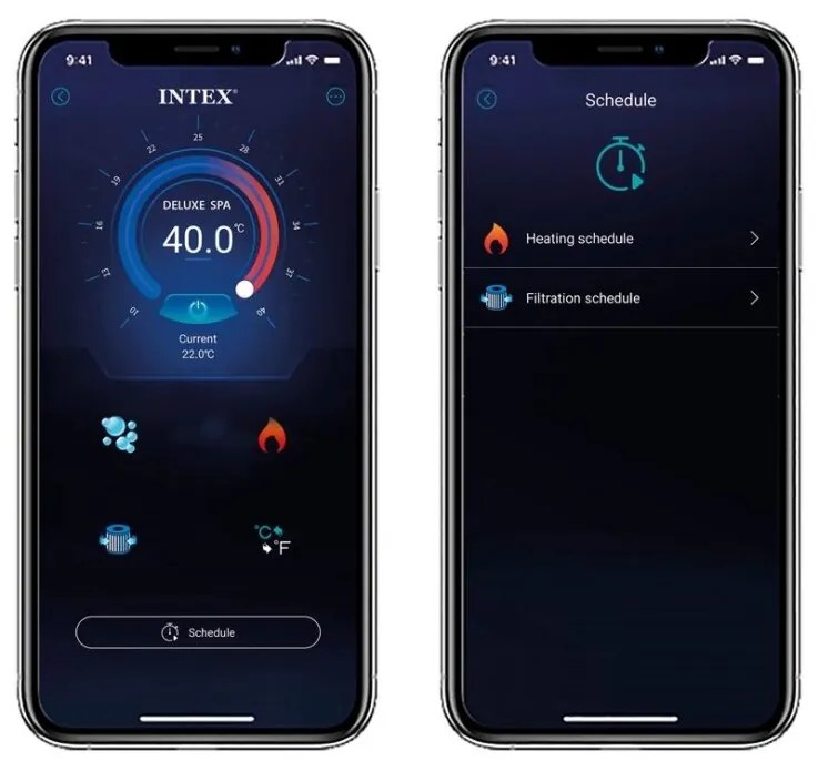 Bazén vířivý nafukovací Pure Spa - Bubble Greywood Deluxe 6 - Intex 28442
