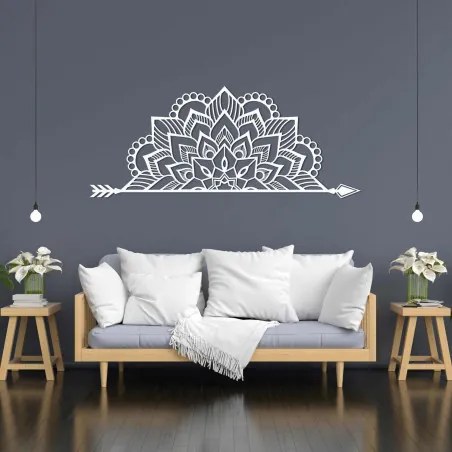 Dřevěná mandala na zeď – Elegantní dekorace na strnu | SENTOP PR0492