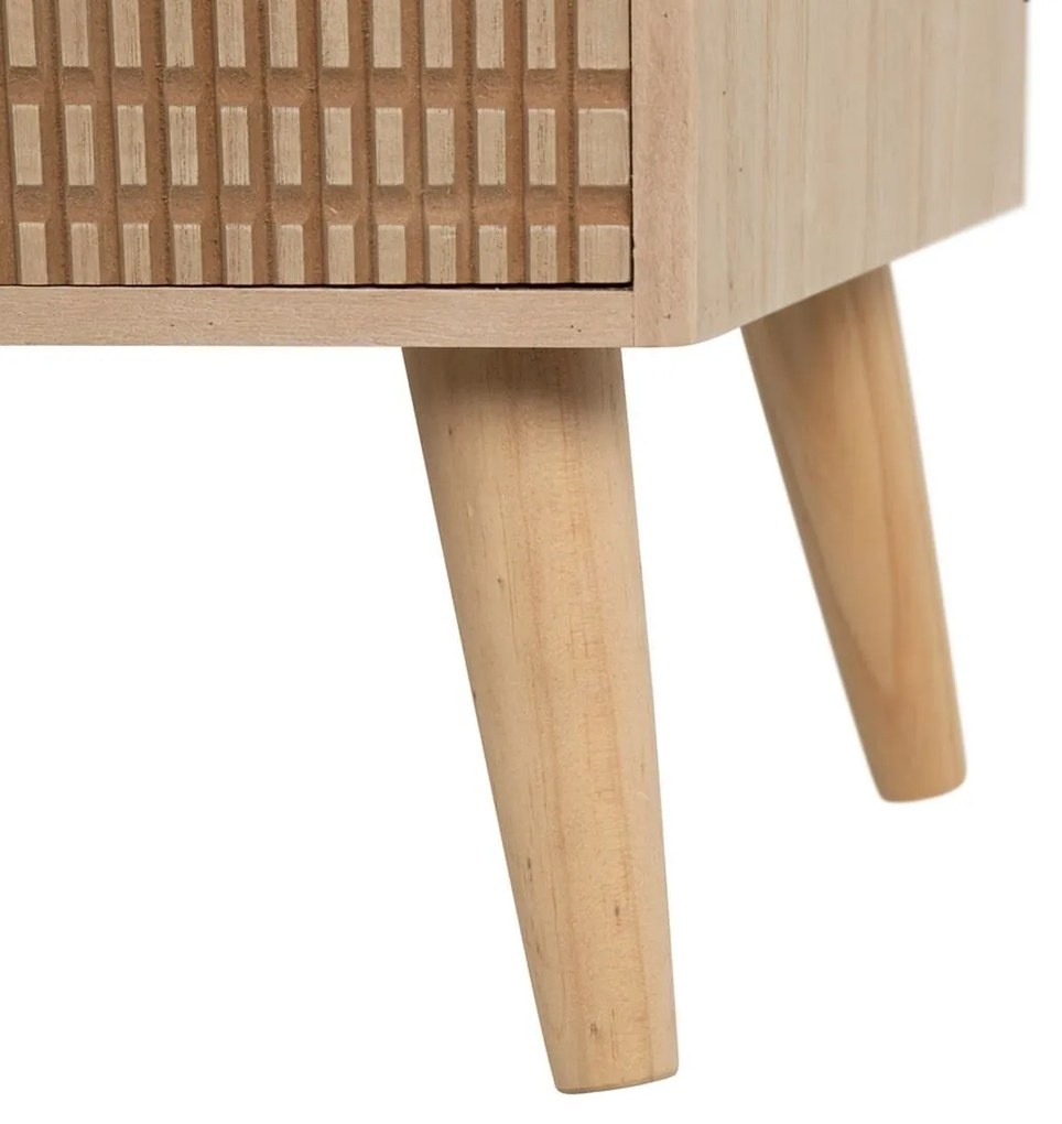 BigBuy Home Noční stolek Káva 48 x 34,5 x 64 cm, Dřevo