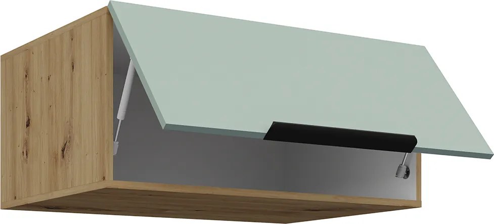 ARIA st | horní skříňka 80 NAGU-36 1F výklopná | 80 cm | HLUBOKÁ | ANTI FINGERPRINT povrch | artisan/aquamarine