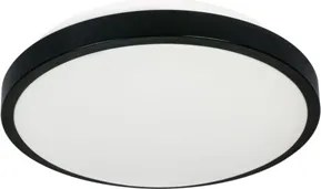 Stropní svítidlo ORNO SELENE CL/2XE27-10MV/B, 2xE27 senzor pohybu, max. 2x60W IP54, průměr 30,5cm, černá