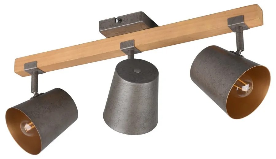 Bodové svítidlo v tmavě šedo-přírodní barvě 14x54 cm Bell – Trio