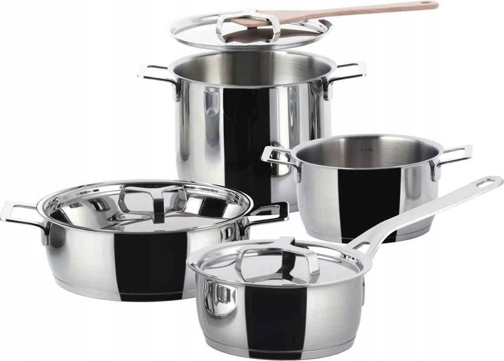 Alessi sada hrnců Pots & Pans, 7 dílů