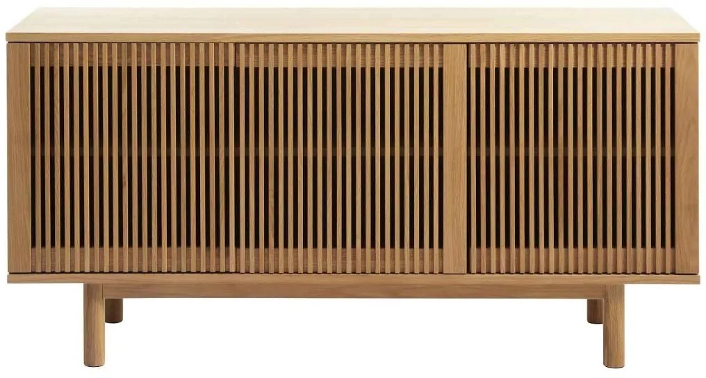Designová komoda Calloway 143 cm přírodní dub
