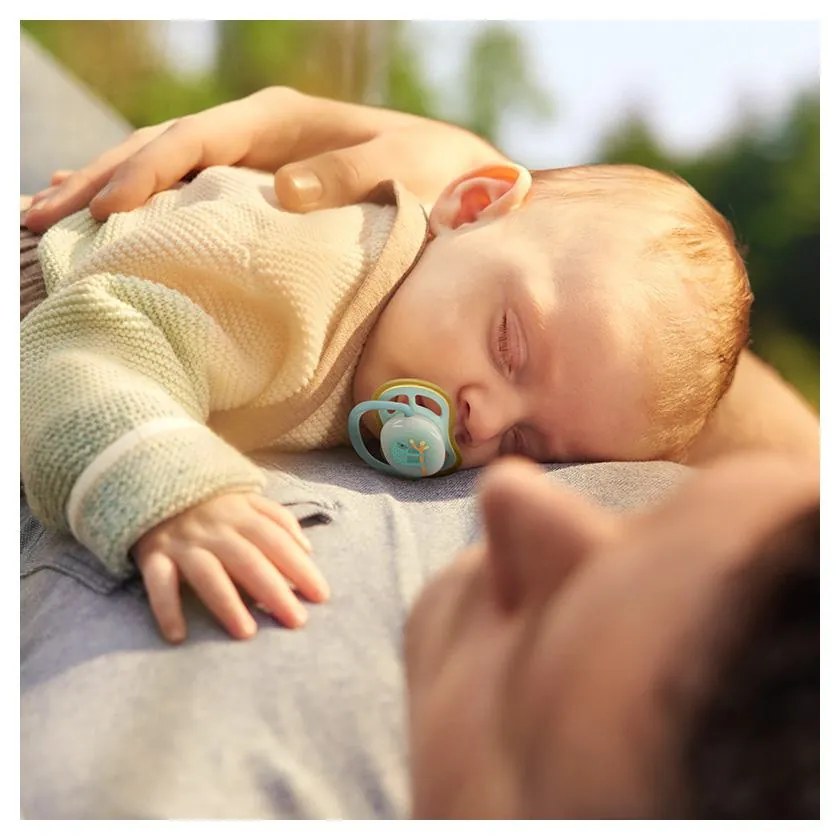 PHILIPS AVENT Šidítko Ultra air noční 0-6 m chlapec, 2 ks Philips Avent