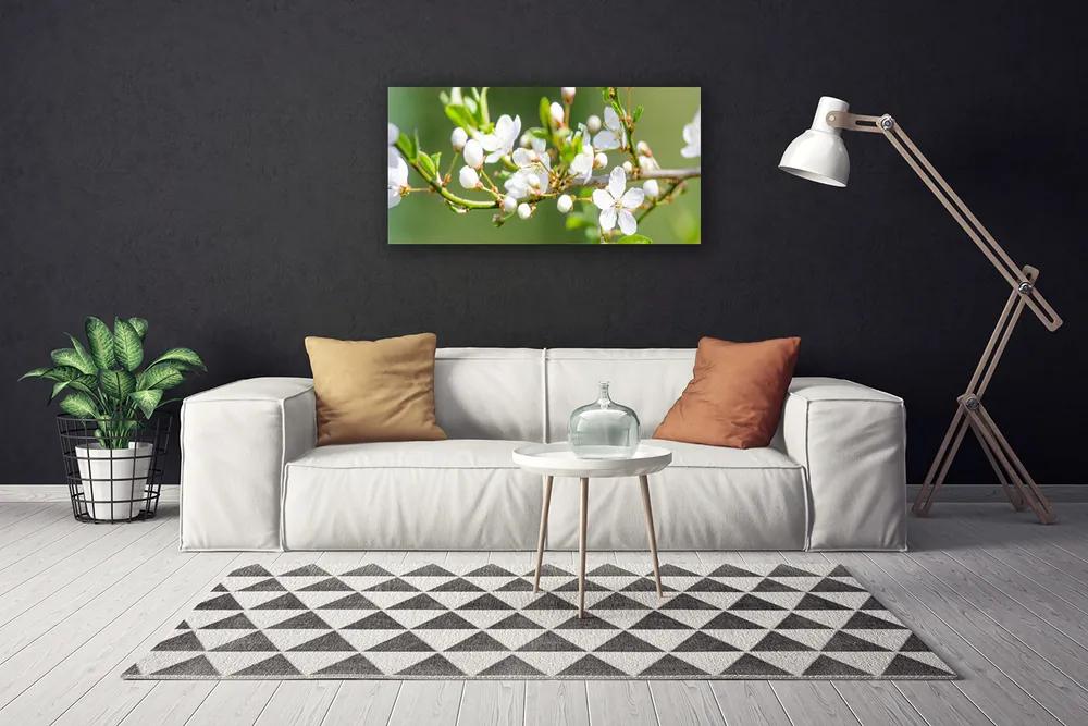 Obraz na plátně Květiny Větve Listy Sad 120x60 cm