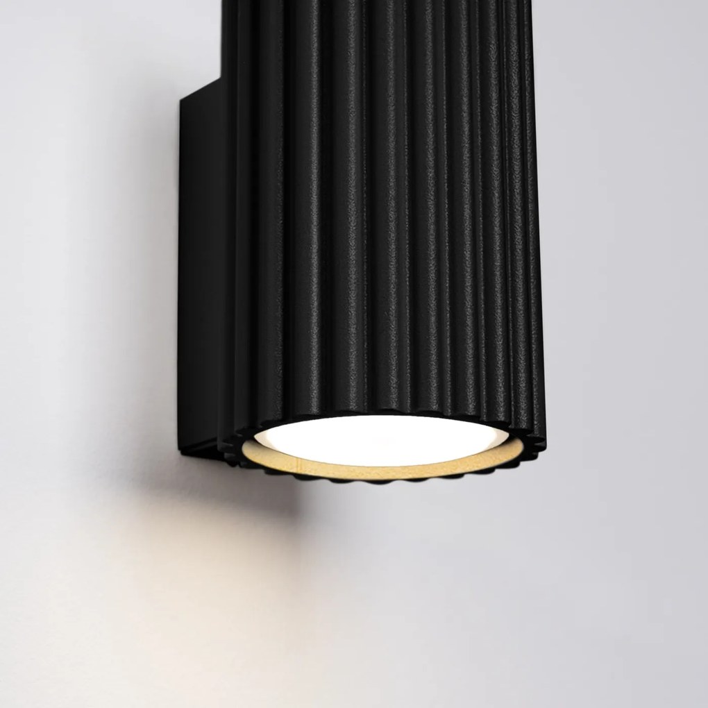 Sollux Lighting Nástěnné svítidlo KARBON 10 Černá
