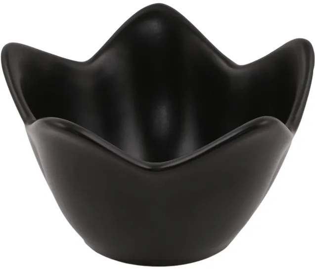 Sada 6 keramických misek Lotus 11,8 cm, černá