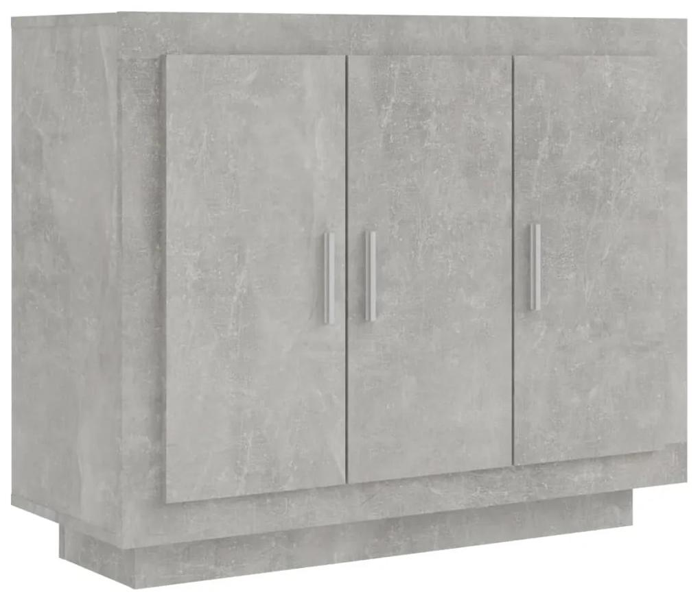 vidaXL Příborník betonově šedý 92 x 35 x 75 cm kompozitní dřevo